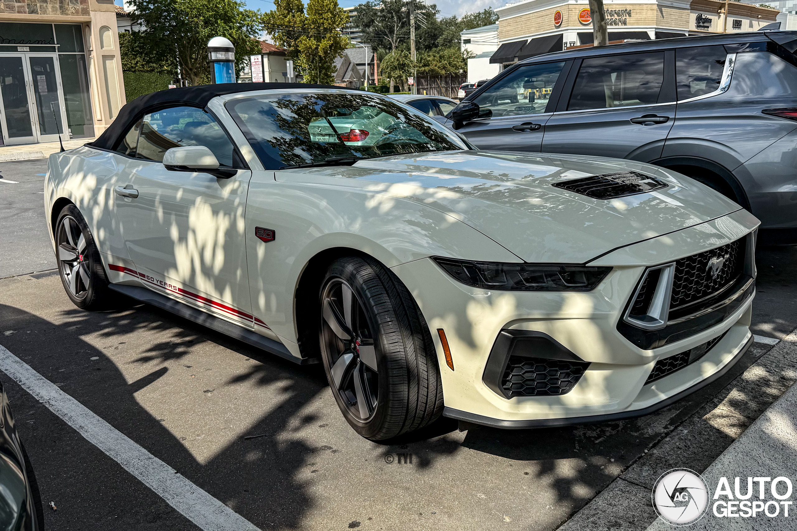 Ford Mustang GT Convertible 2025 60th Anniversary - 05 September 2025 ...