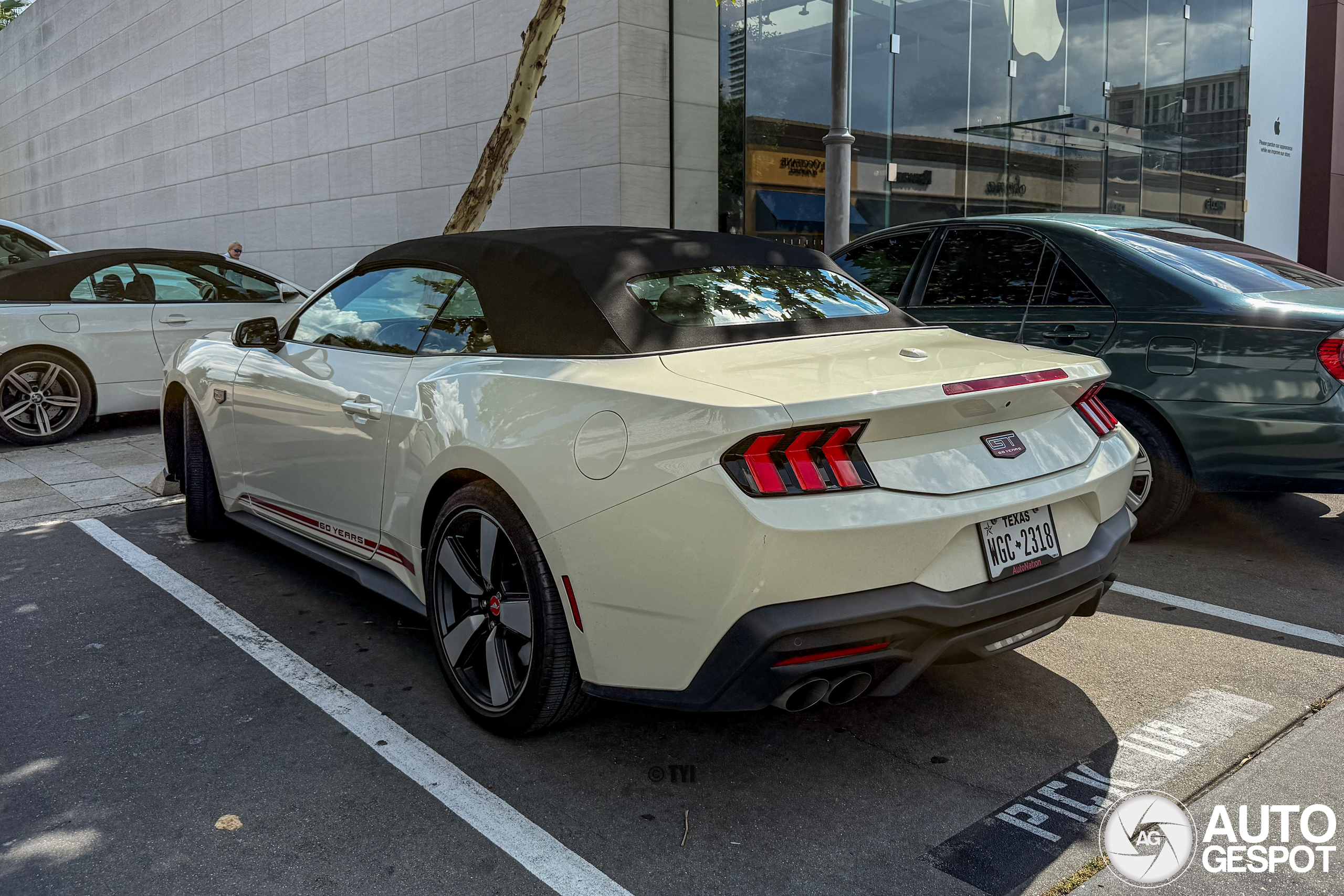 Ford Mustang GT Convertible 2025 60th Anniversary - 05 September 2025 ...